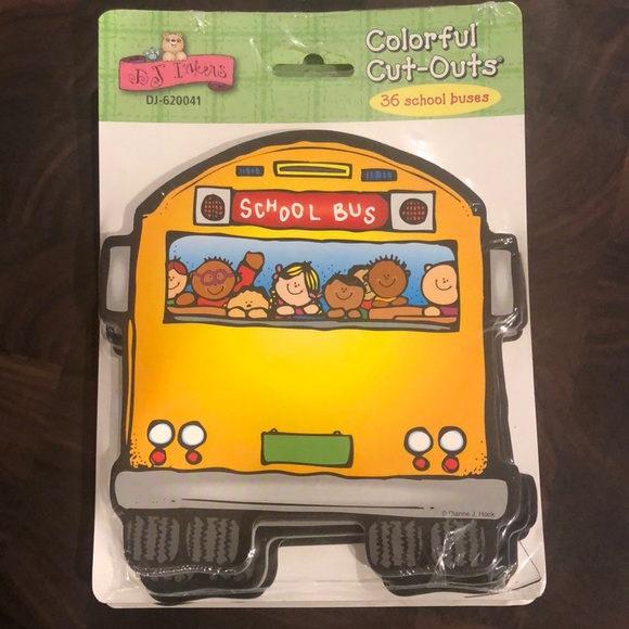 carson dellosa | Other | Dj Inkers School Bus Cutouts | Poshmark